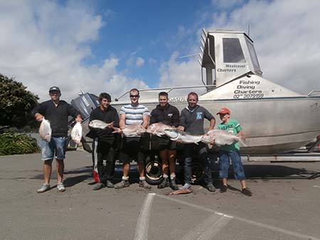 Wellington fishing Mana Kapiti smaller groups available now Winter 2021